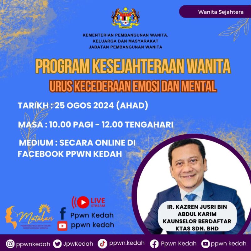 Ir Kazren Jusri - Psikologi support & Corporate Seminar.